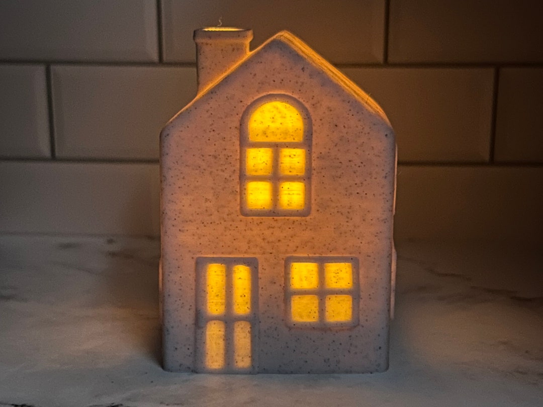 Light up Led House Illuminated LED House, Night Light House, Village ...