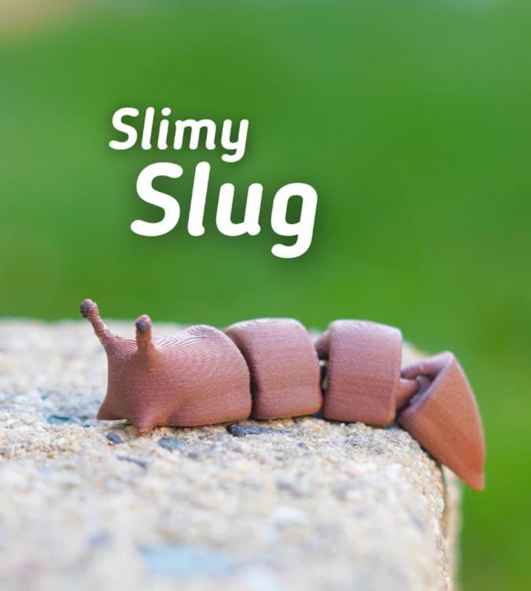 Articulated Fidget Slug | Sensory Slug Fidget, Flexi Slug, Slug Mini ...