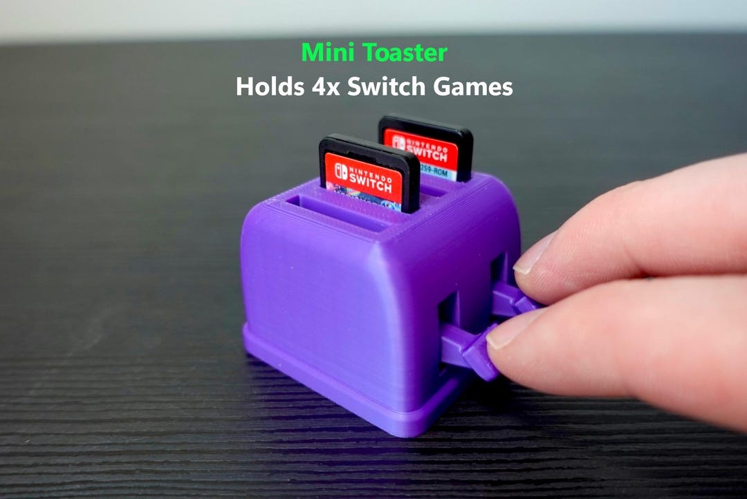 Nintendo Switch Game Holder Mini Toaster, Nintendo Switch Case, Nintedo ...