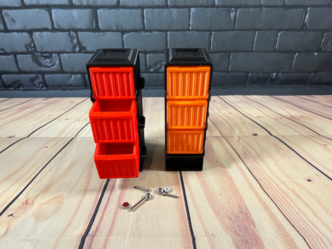 Shipping Container Organizer, Desk Decor, Workspace Accessory, Tiny ...