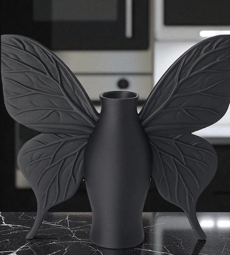 Butterfly Wing Vase: Elegant Home Decor - Etsy