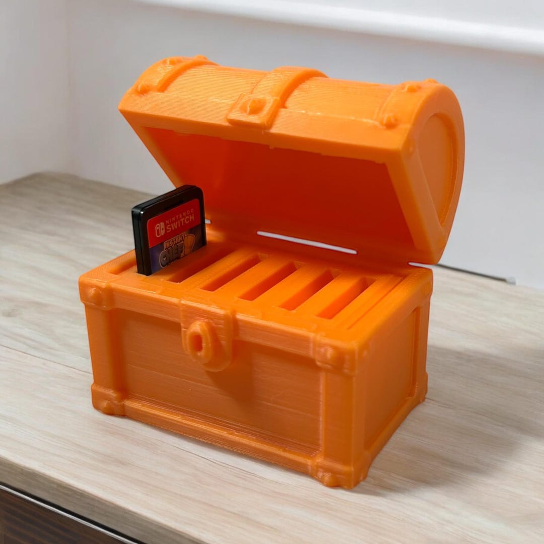 Treasure Chest Nintendo Switch Game Holder: Pirate Game Storage Crate ...