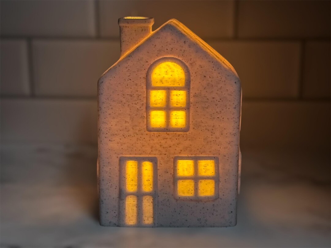 Light up Led House | Illuminated LED House, Night Light House, Village ...