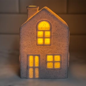 Light up Led House | Illuminated LED House, Night Light House, Village ...