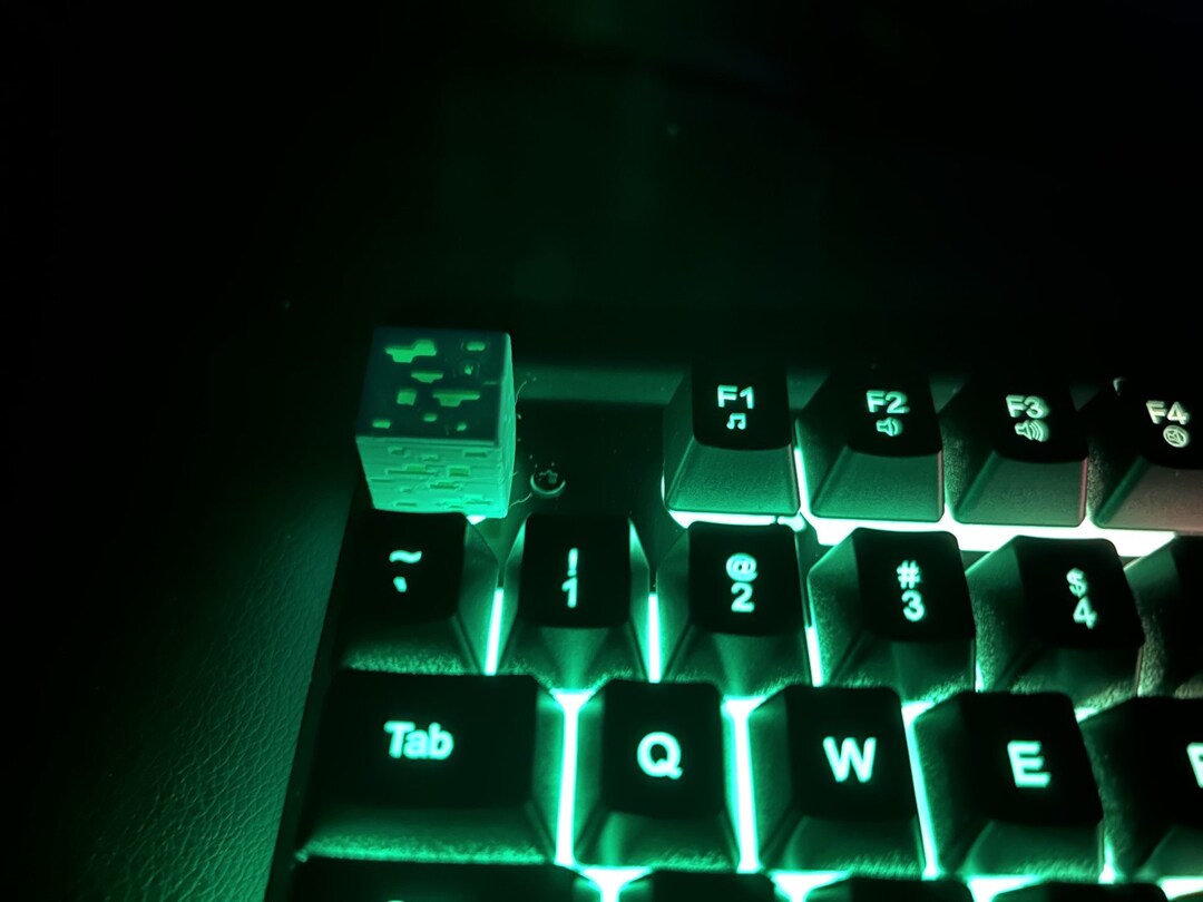 Minecraft Ore Block Mechanical Keycap, Corsair K55, Gaming Keycap, Mx ...
