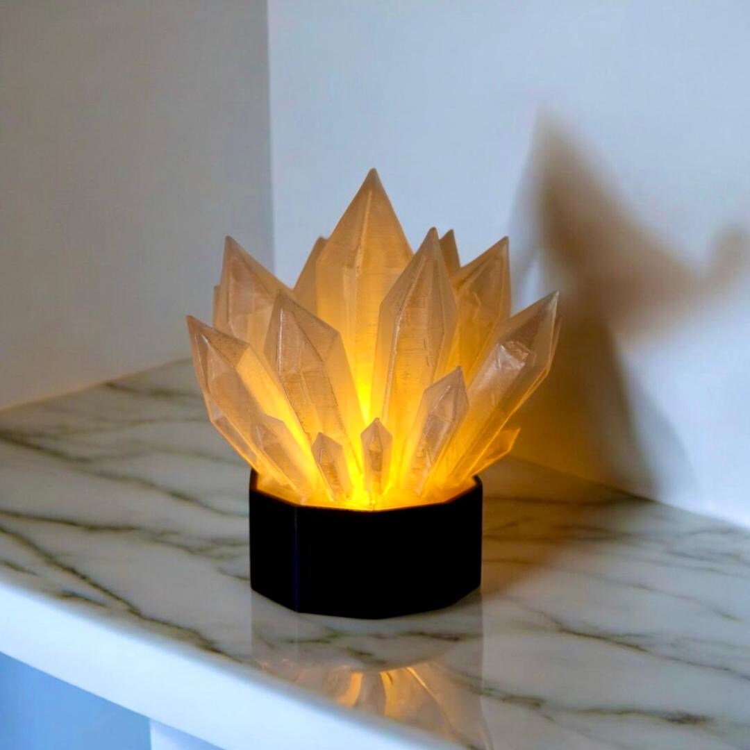 Crystal Tea Light Holder | Crystal Design Tea Light, Crystal Shaped Tea ...