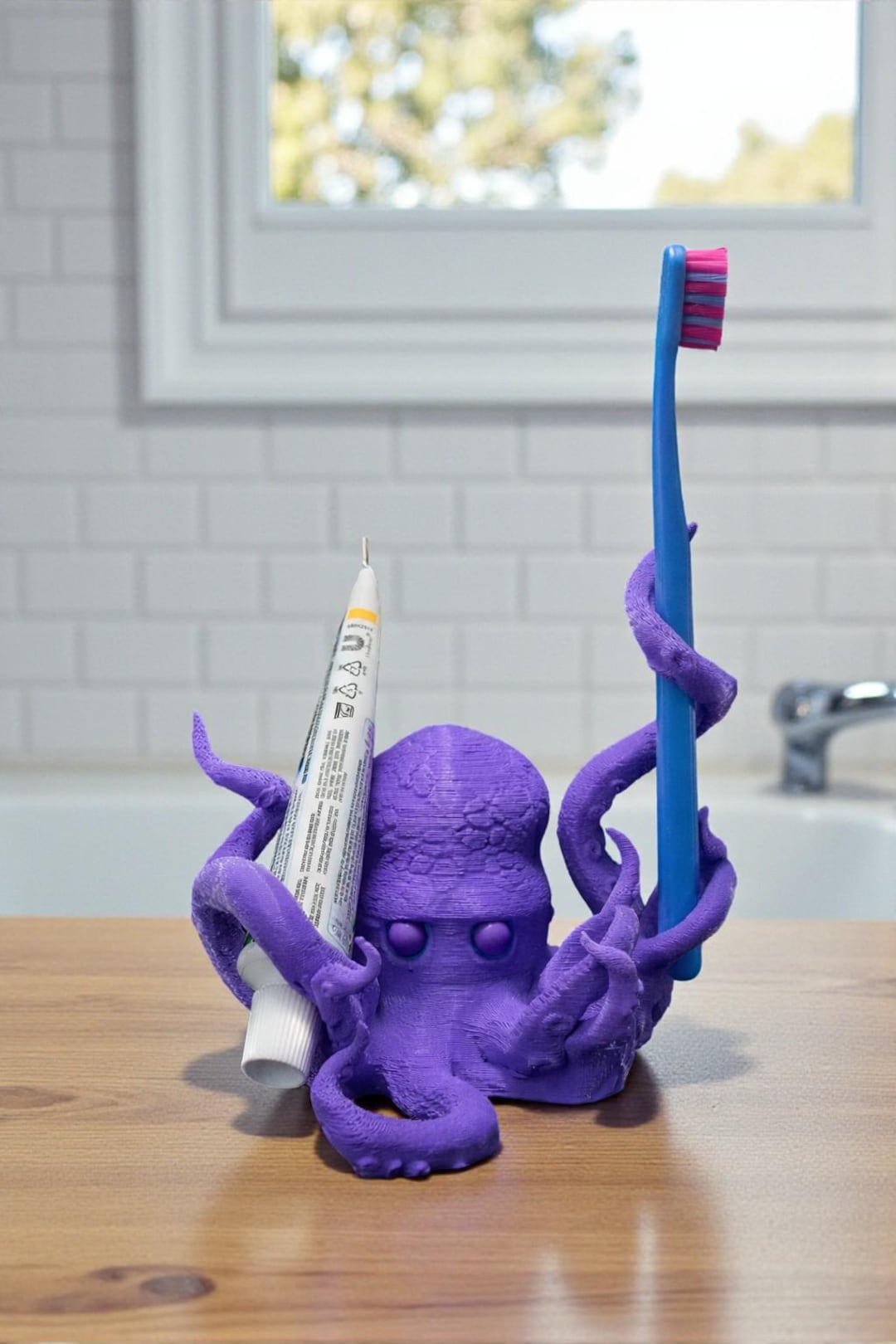 Octopus Toothbrush Holder | Bathroom Decor - Etsy