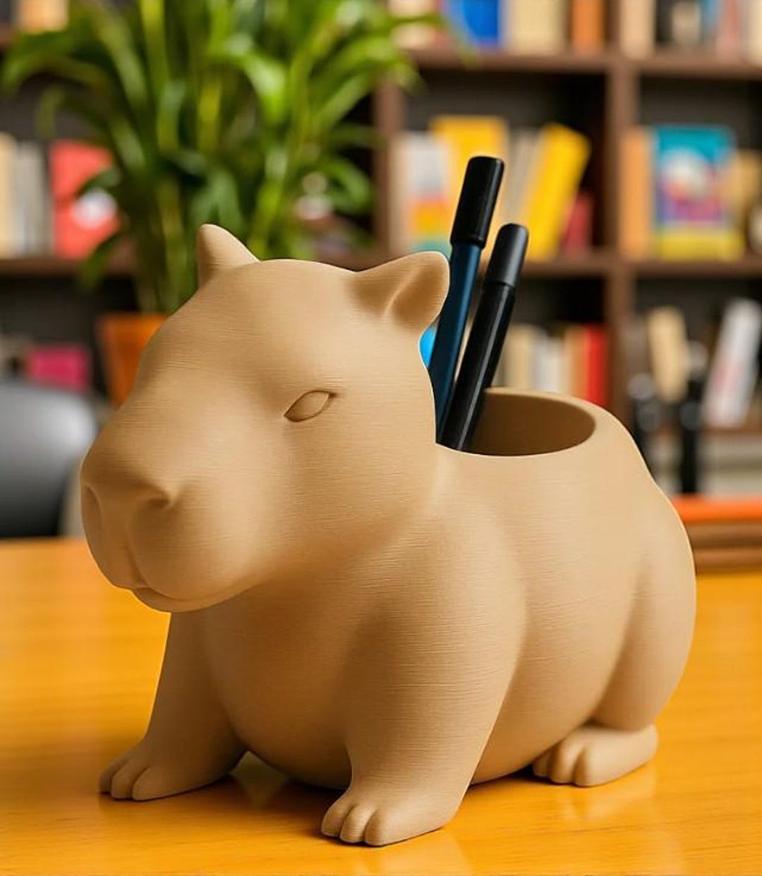 Capybara Pen Holder | Desk Organizer - Etsy