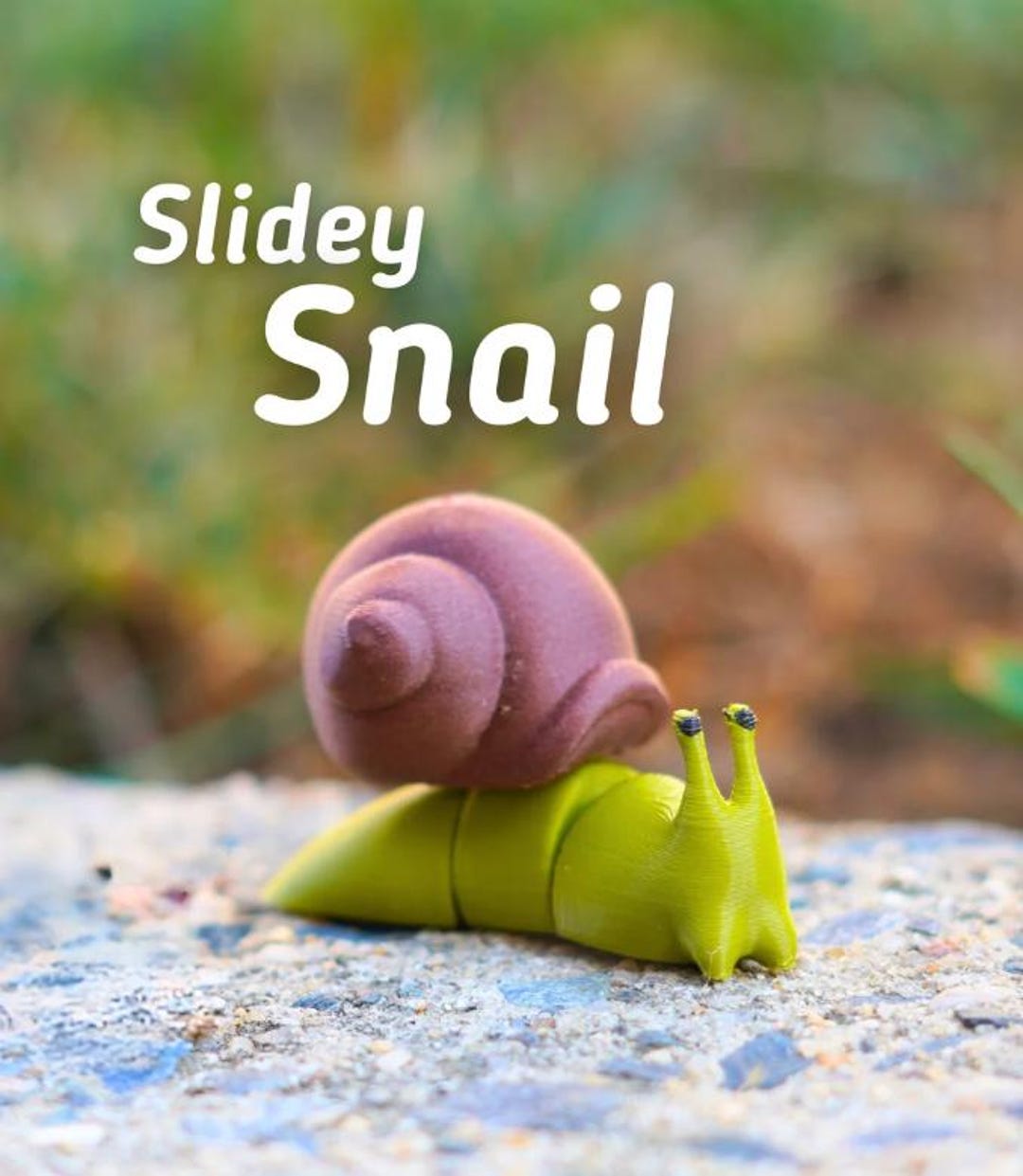 Articulated Fidget Snail | Flexi Snail, Sensory Snail Toy, Baby Snail ...