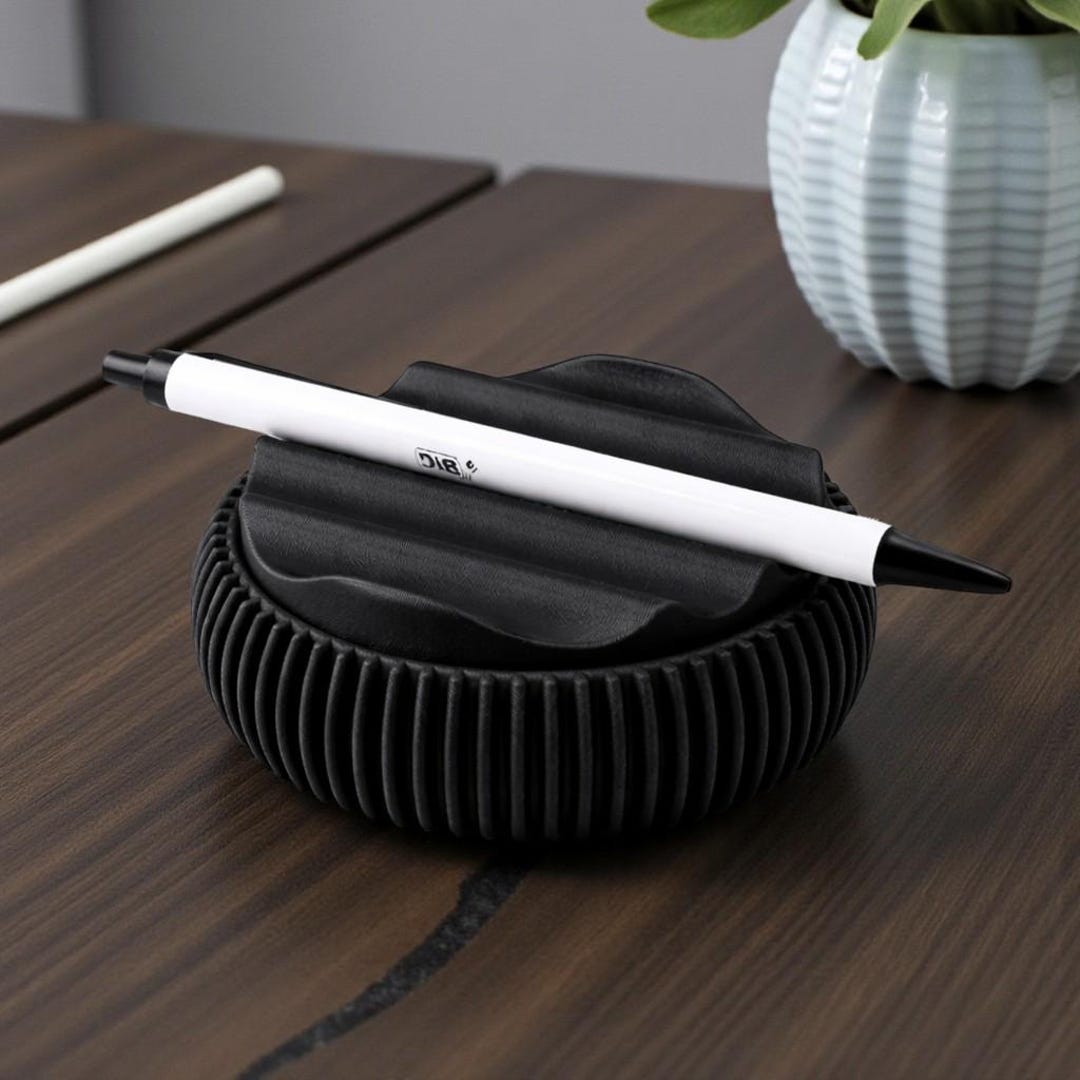 Wavy Pencil Holder | Wavy Pen Tray | Modern Desk Organizer Decor - Etsy