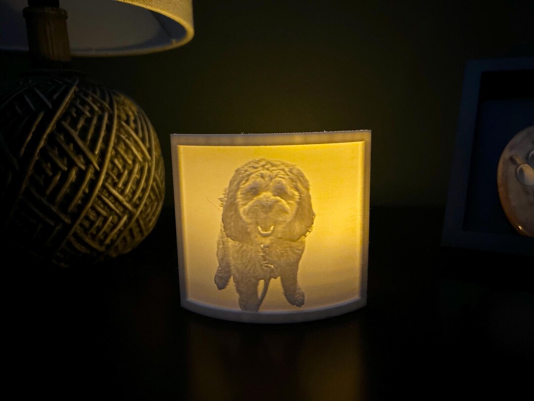 Custom Pet Lithopane Light, Pet Tea Light, Pet Lithopane, Custom Dog ...