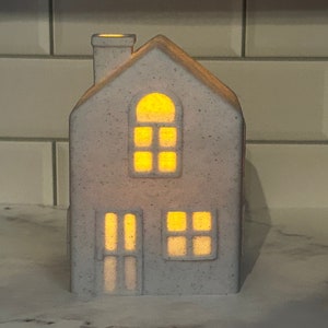 Light up Led House | Illuminated LED House, Night Light House, Village ...