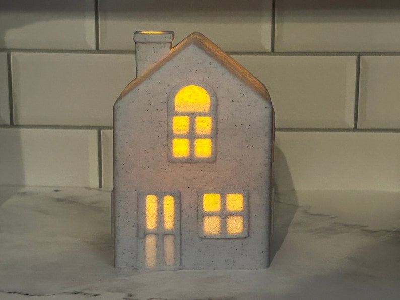 Light up Led House Illuminated LED House, Night Light House, Village ...