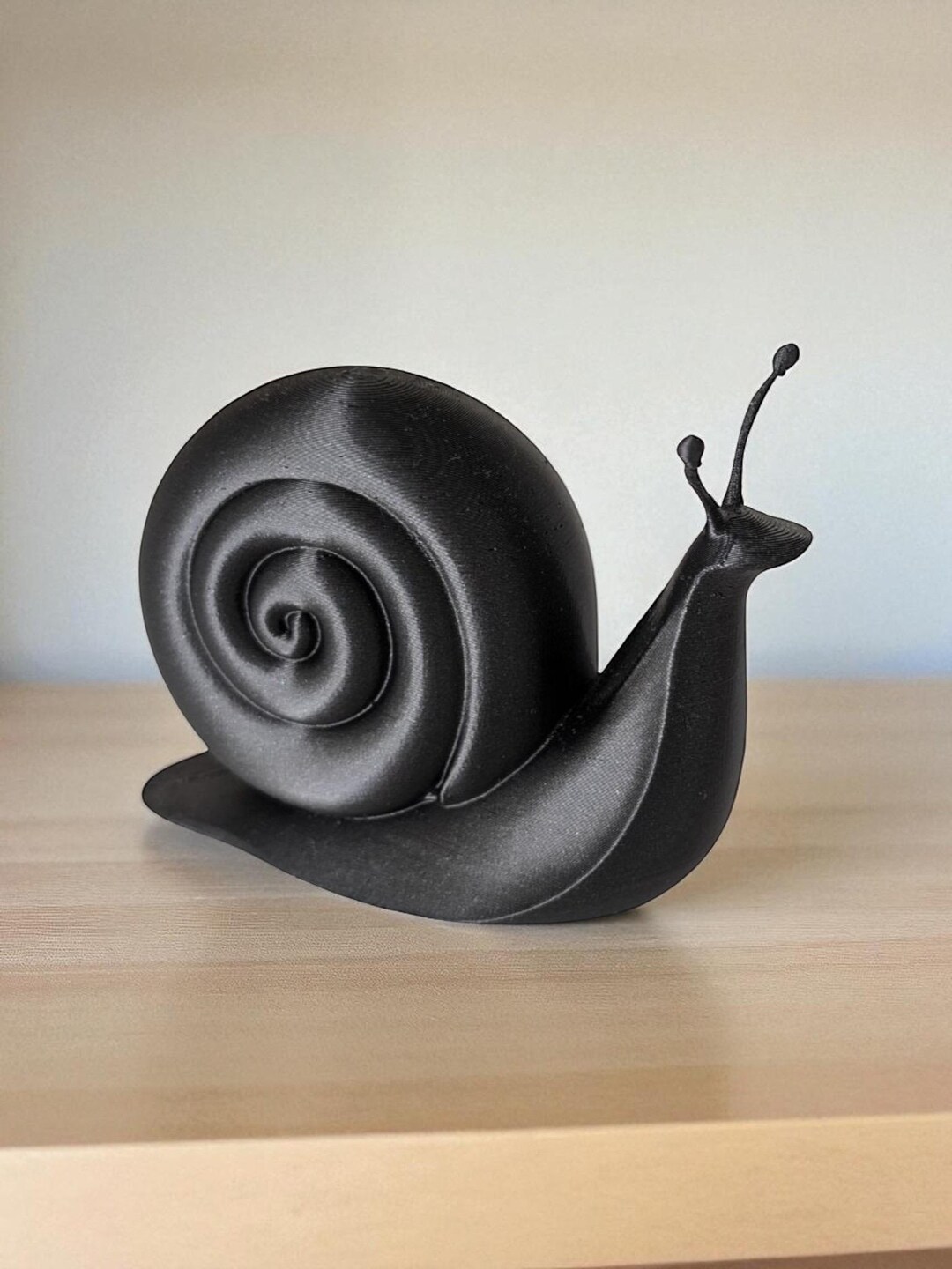 Low Poly Snail Figurine: Modern Shelf Decor - Etsy