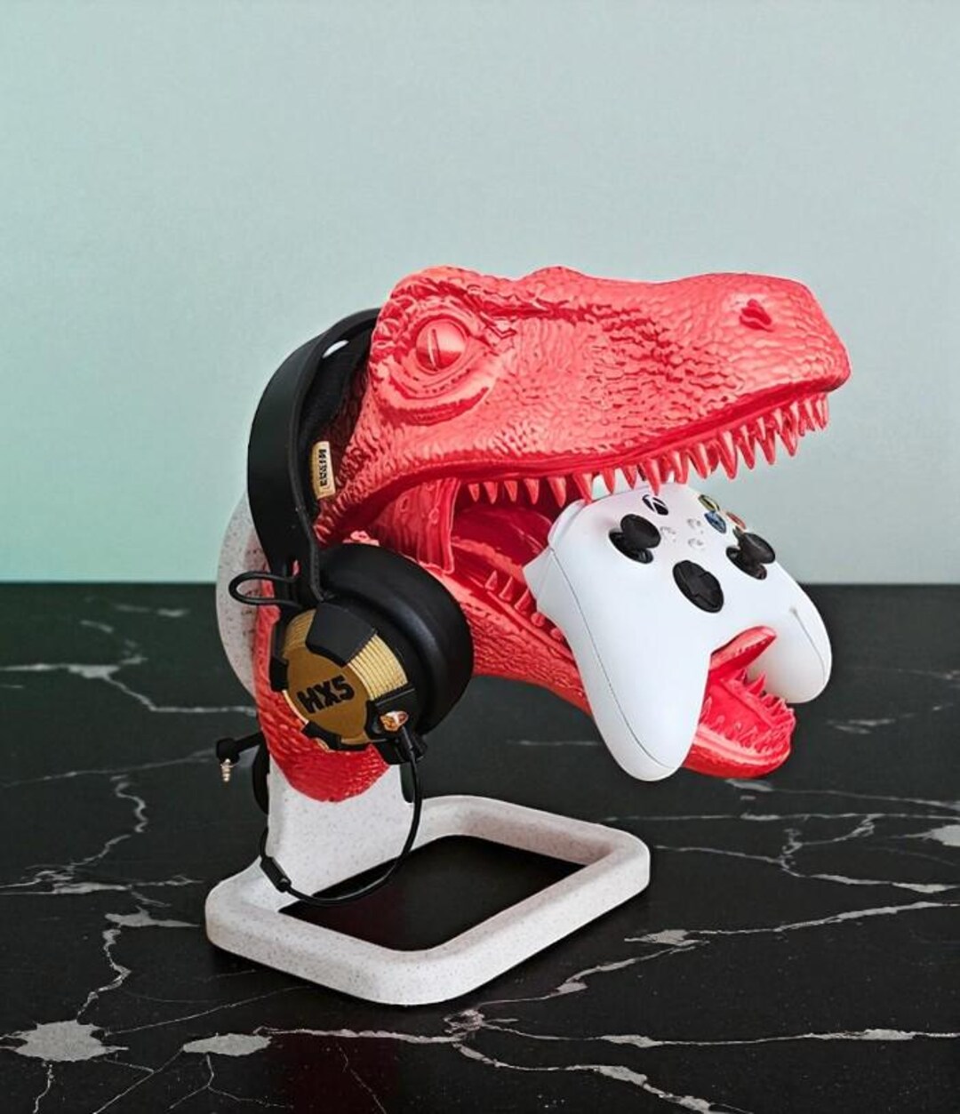 Dinosaur Headphone & Controller Stand | Gaming Accessory Display | Dino ...