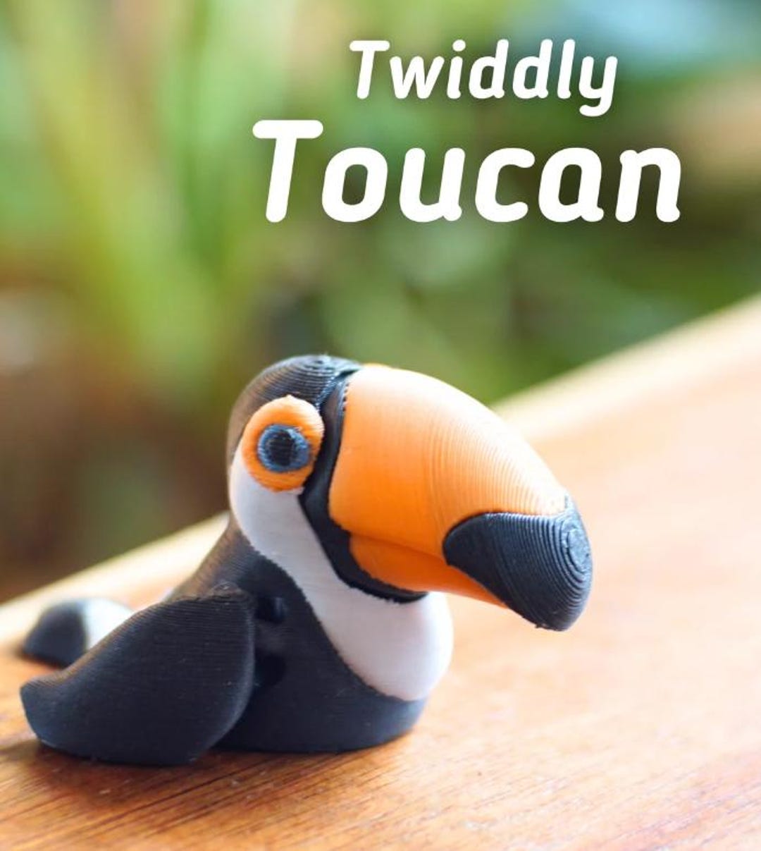 Articulated Fidget Toucan Flexi Toucan, Toucan Mini, Sensory Toucan Toy ...