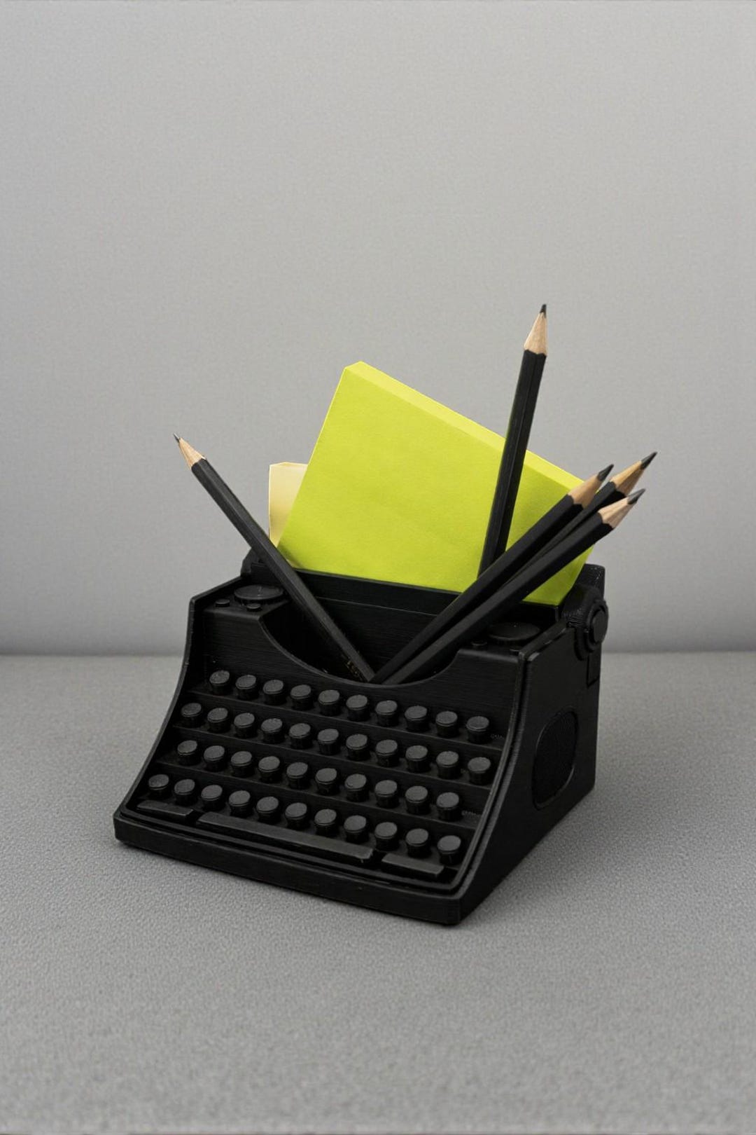 Typewriter Note Holder | Typewriter Design Mini Desk Organizer ...