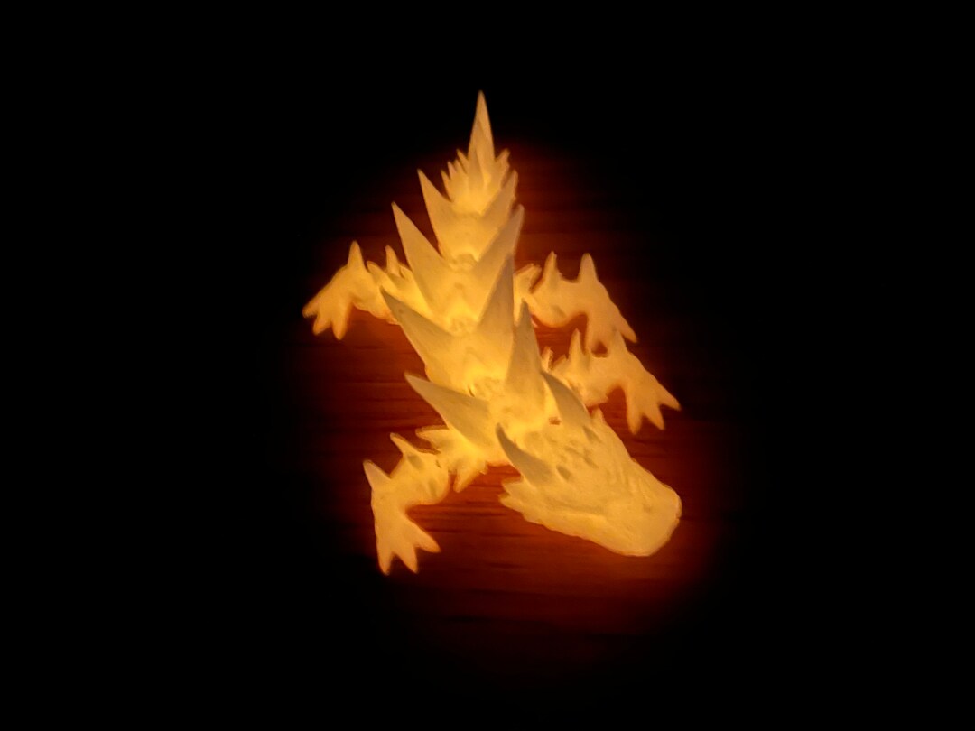 Articulated Glow Dragon, Articulated Ice Dragon, Mini Fire Dragon ...