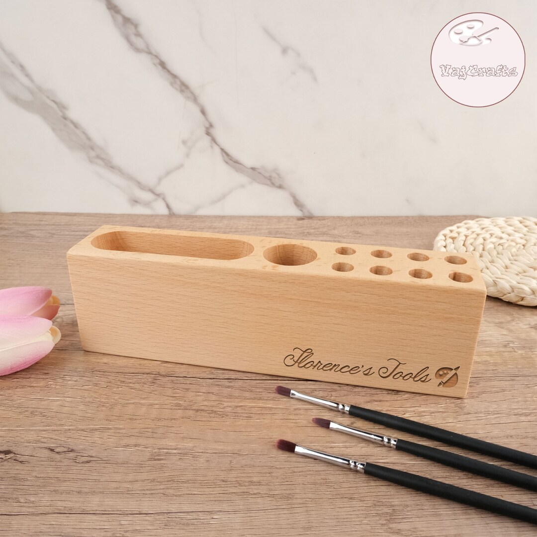 Personalized Paint Brush Holder, Gifts for Artists, Personalized Gift ...