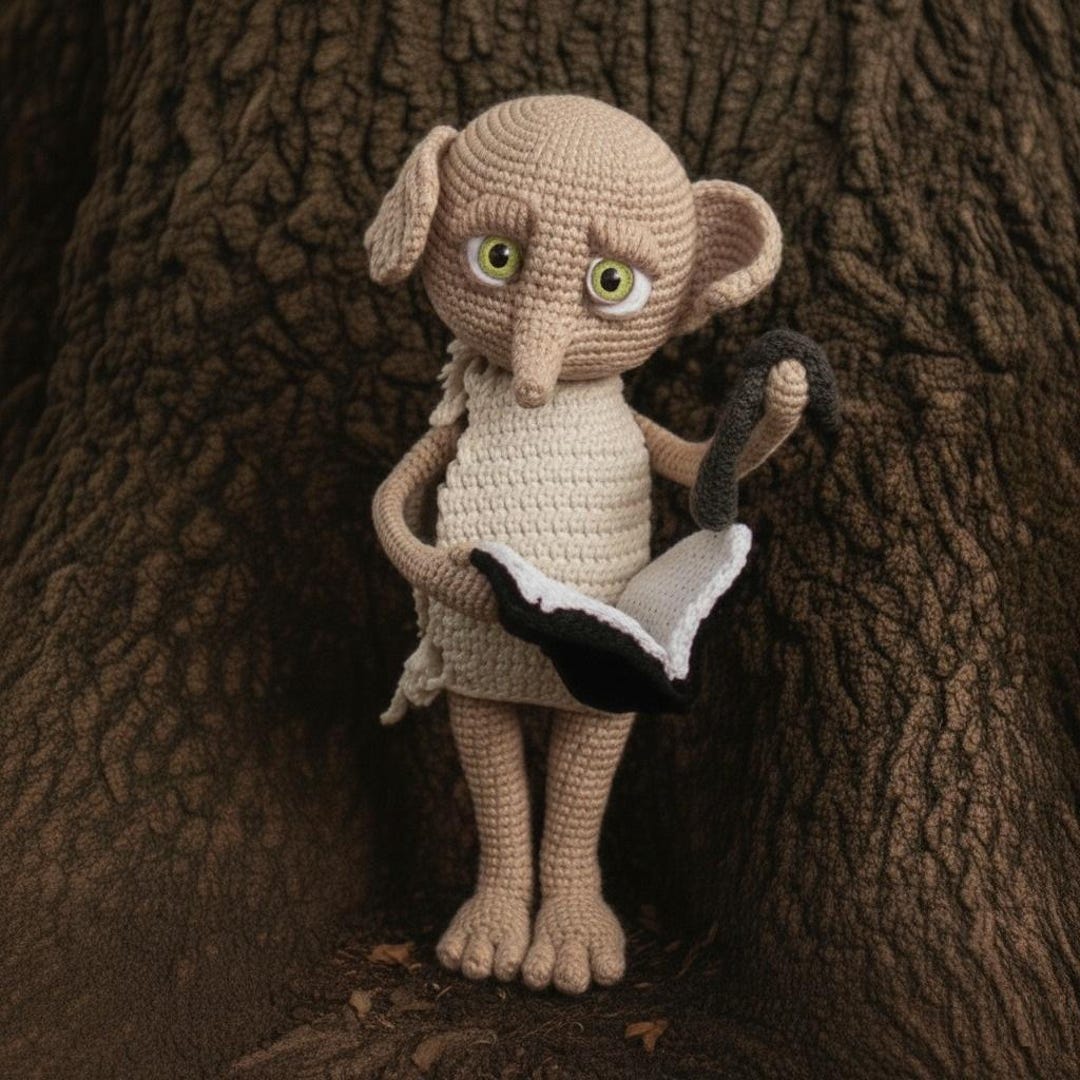 Dobby Doll Crochet Pattern Pdf, Elf Wizard Amigurumi Cute Elf Crochet ...