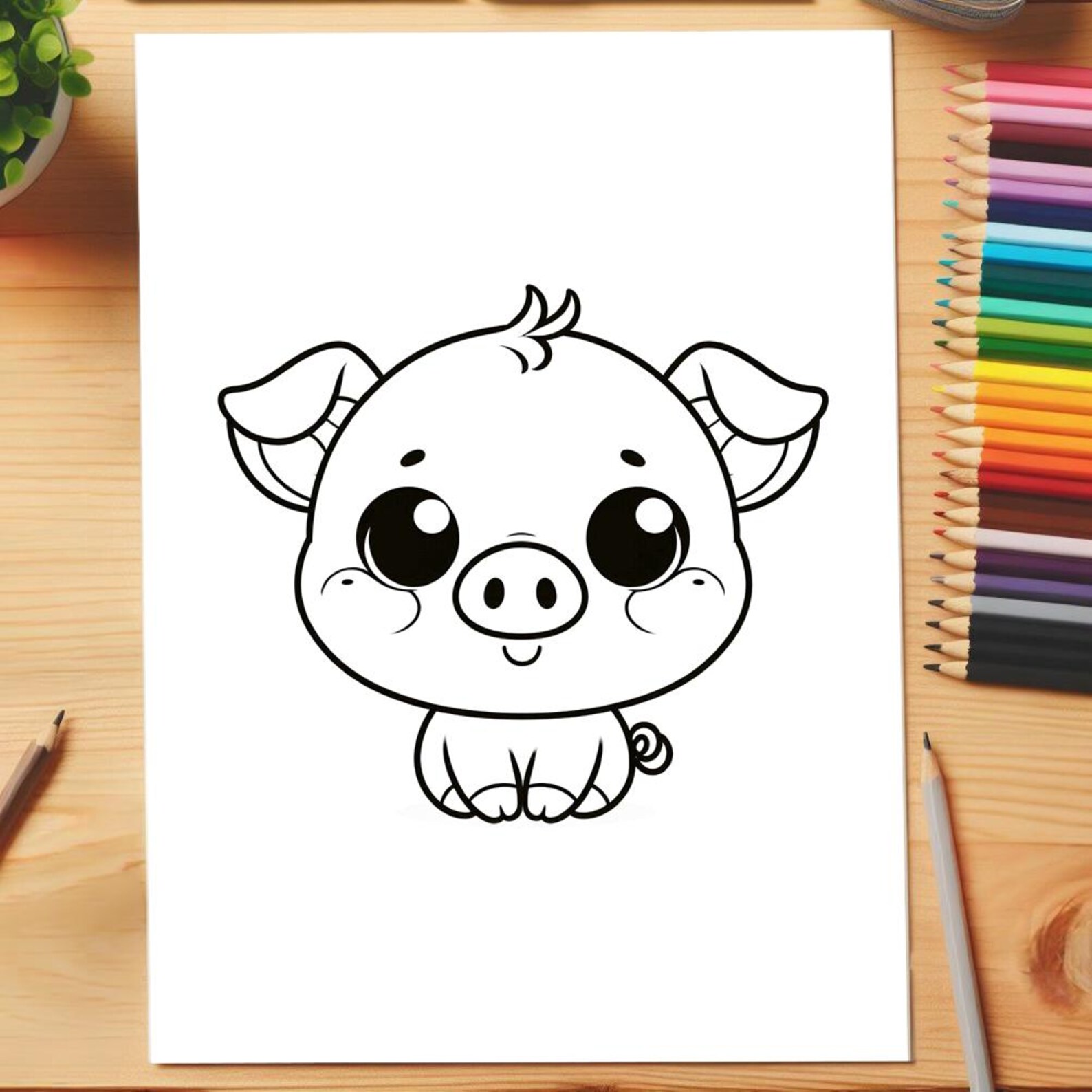 Set of 50 Animal Coloring Pages Easy Coloring Page Printable Animals ...