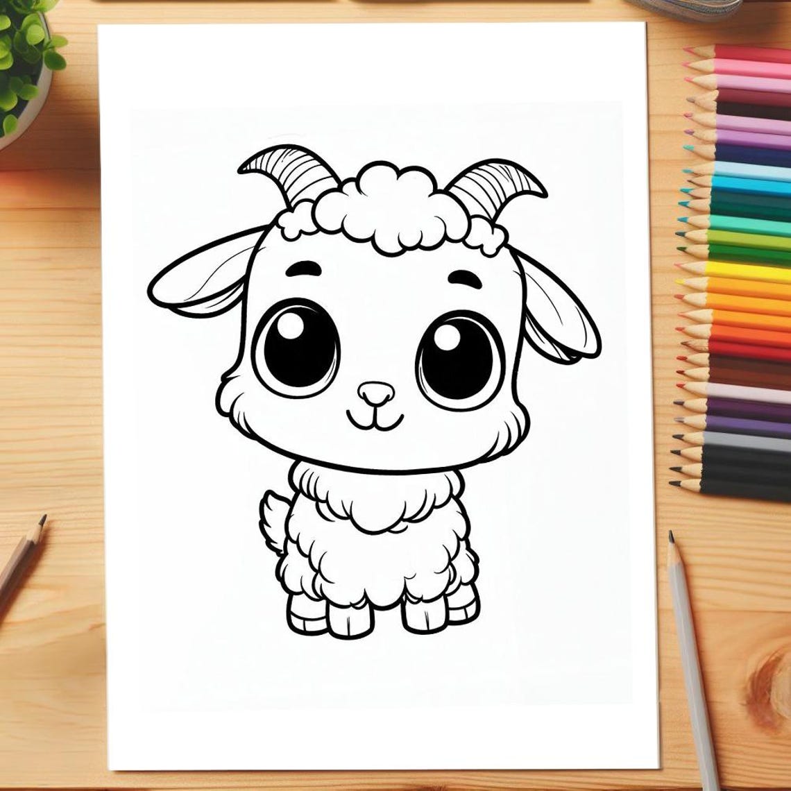 Set of 50 Animal Coloring Pages Easy Coloring Page Printable Animals ...
