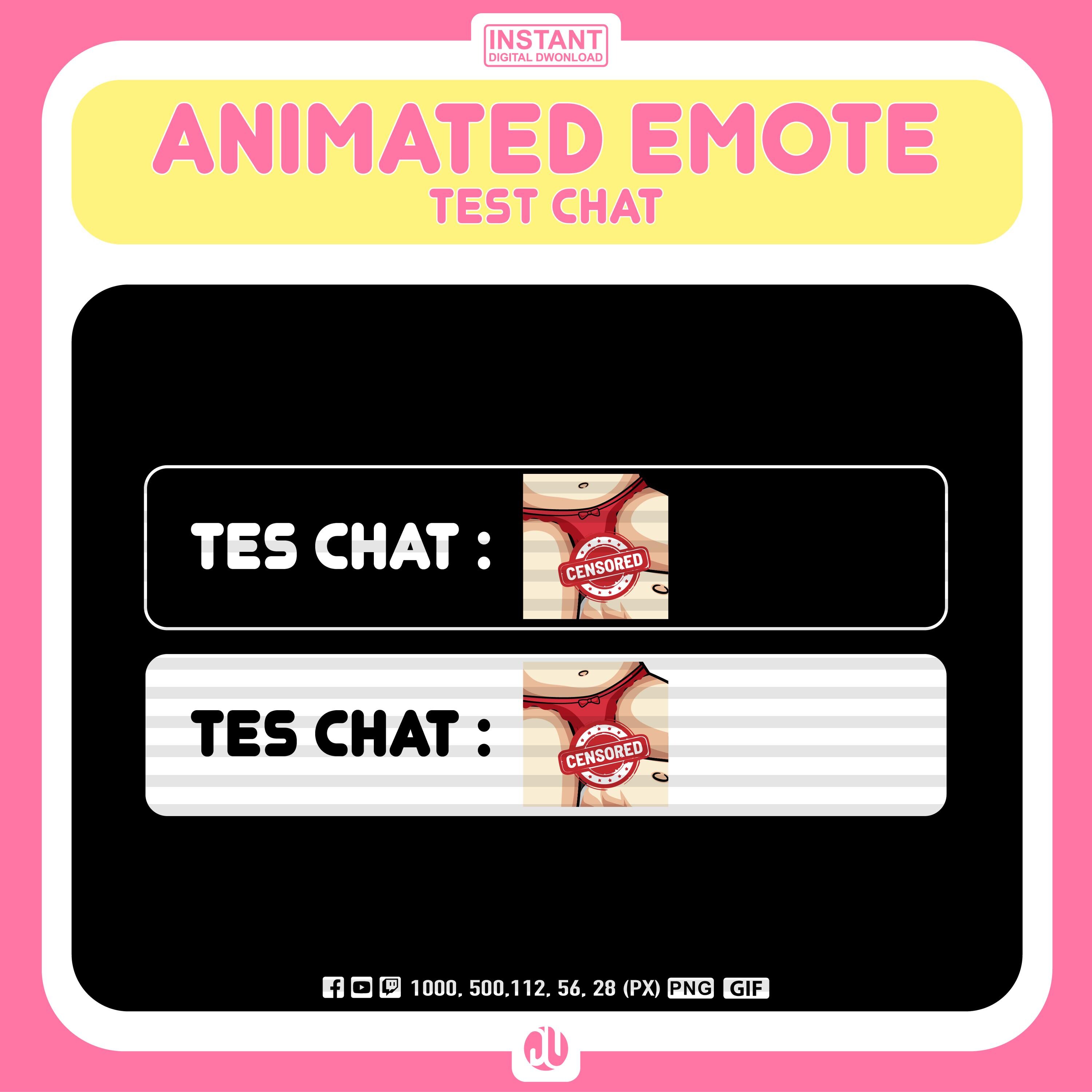 Cheeky Motion Animated Emotes | Funny GIF for Discord & Youtube - Etsy