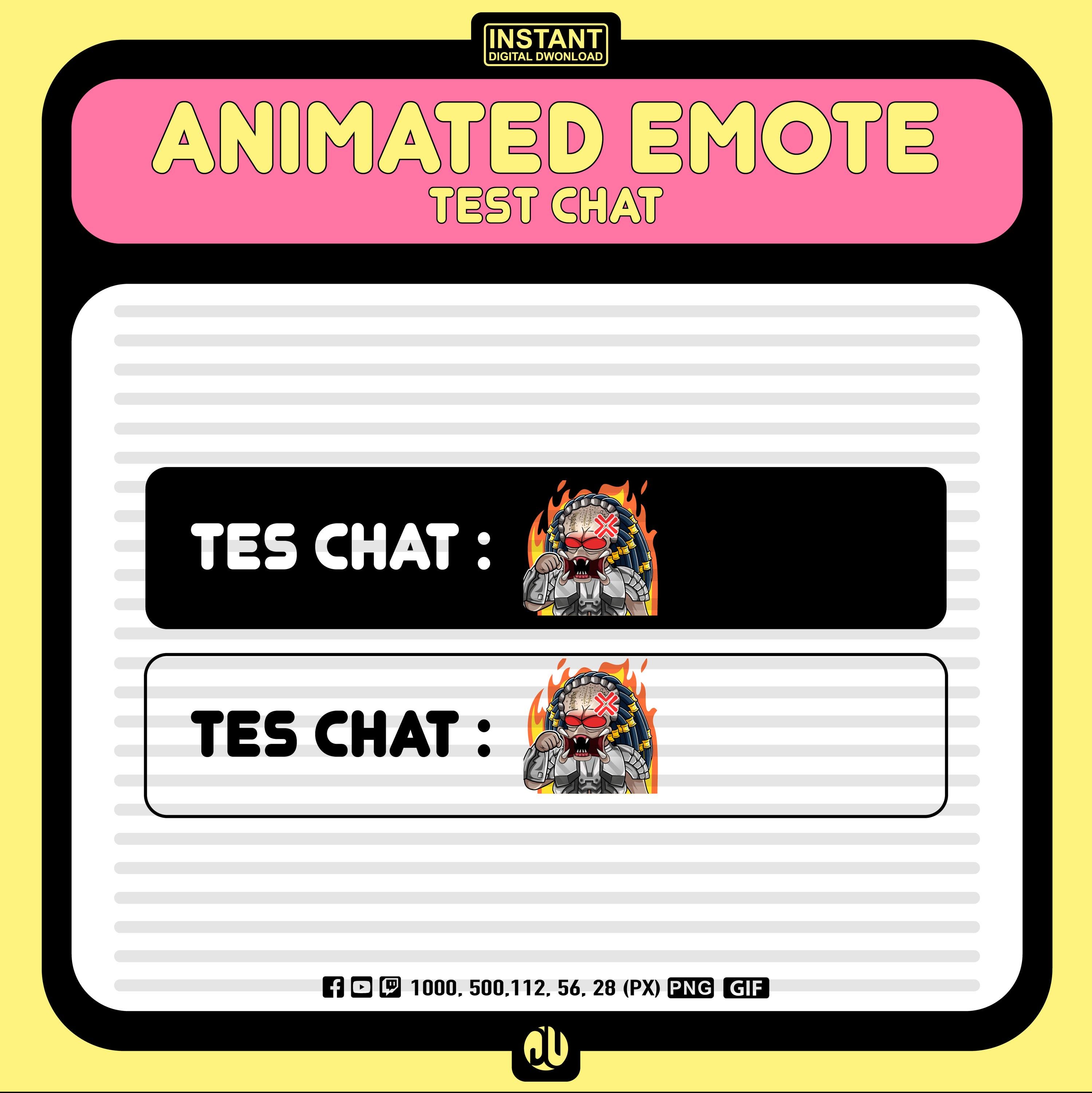 Sci-fi Predator Rage Pepe Animated Emote | Twitch & Discord Animated ...