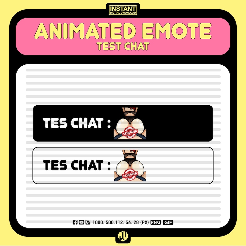 Funny Animated Dance Emote | GIF for Twitch, Discord & Reaction Memes ...