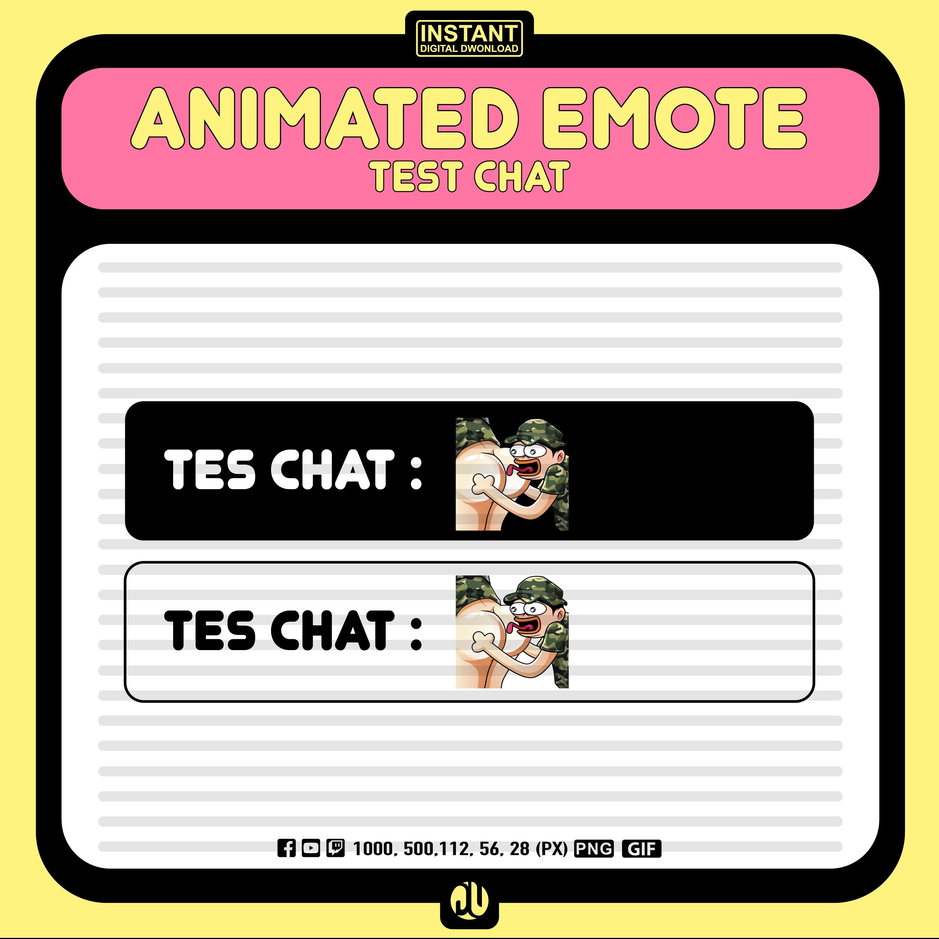 Pepe Lick Animated Emote | Funny & Playful Meme GIF for Twitch and ...