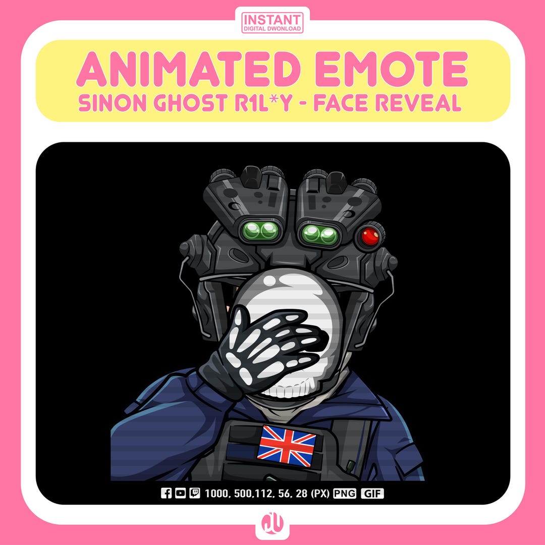 Face Reveal - Tactical Soldier Animated Emote | FPS Streamer GIF ...