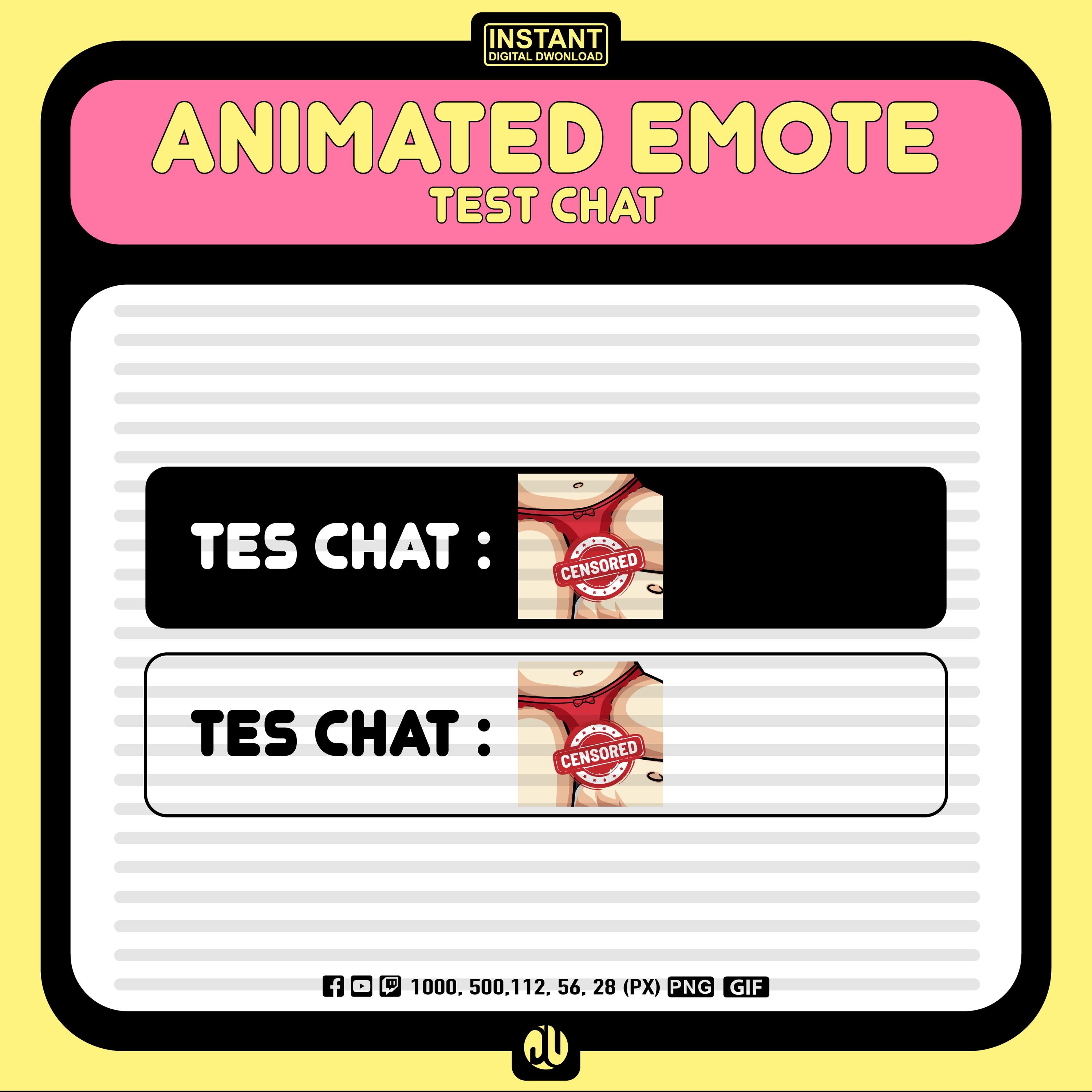 Cheeky Motion Animated Emotes | Funny GIF for Discord & Youtube - Etsy