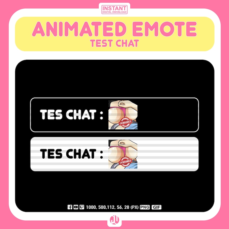 Animated Dance Emote | Flirty & Funny GIF for Twitch, Discord and More ...