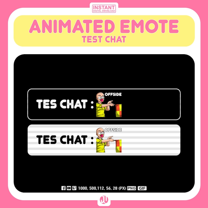 Offside Pepe Referee Animated Emote | Funny Soccer Meme Emote for ...