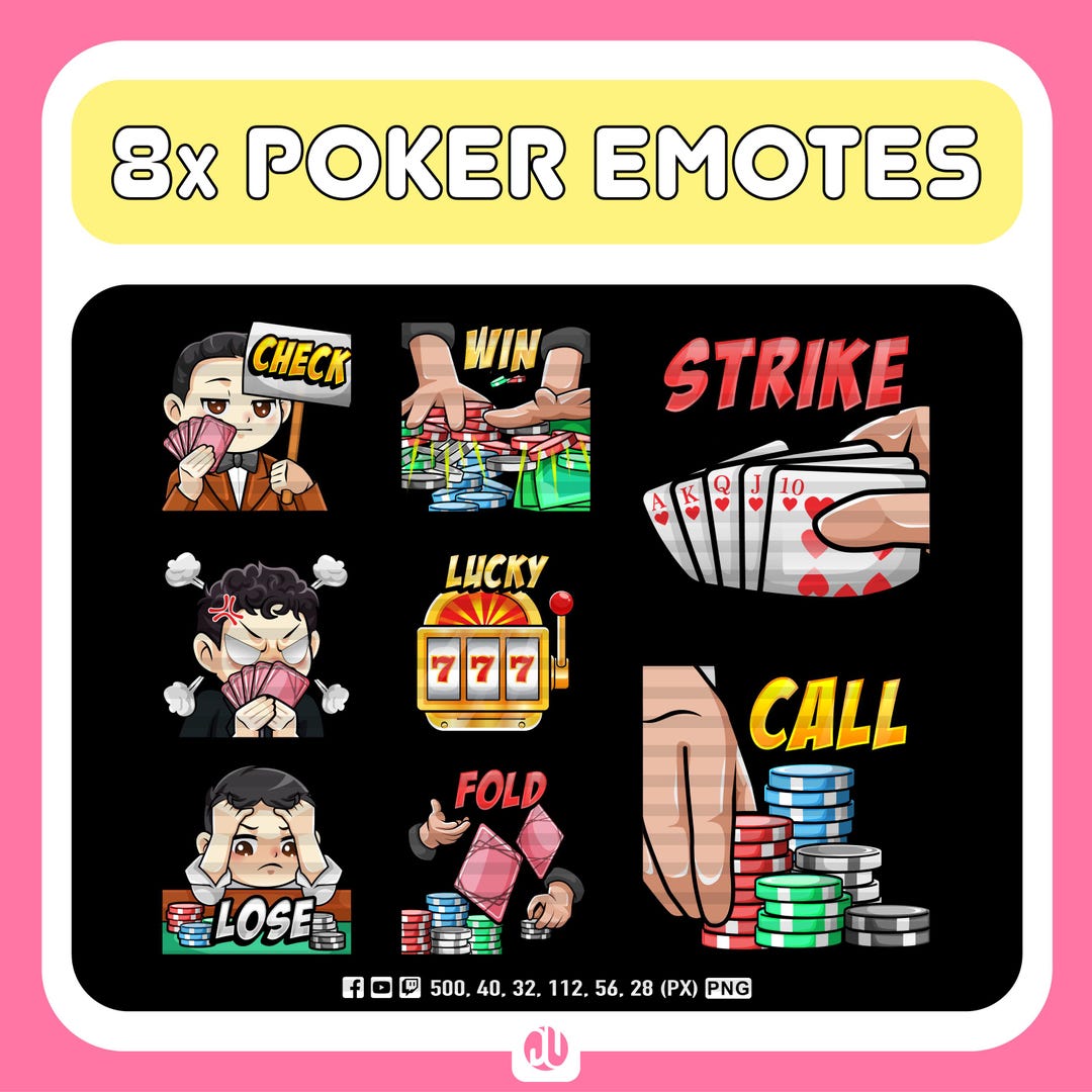 Poker Emotes | Discord Emotes | Youtube Emotes | Facebook Emotes | Cute ...
