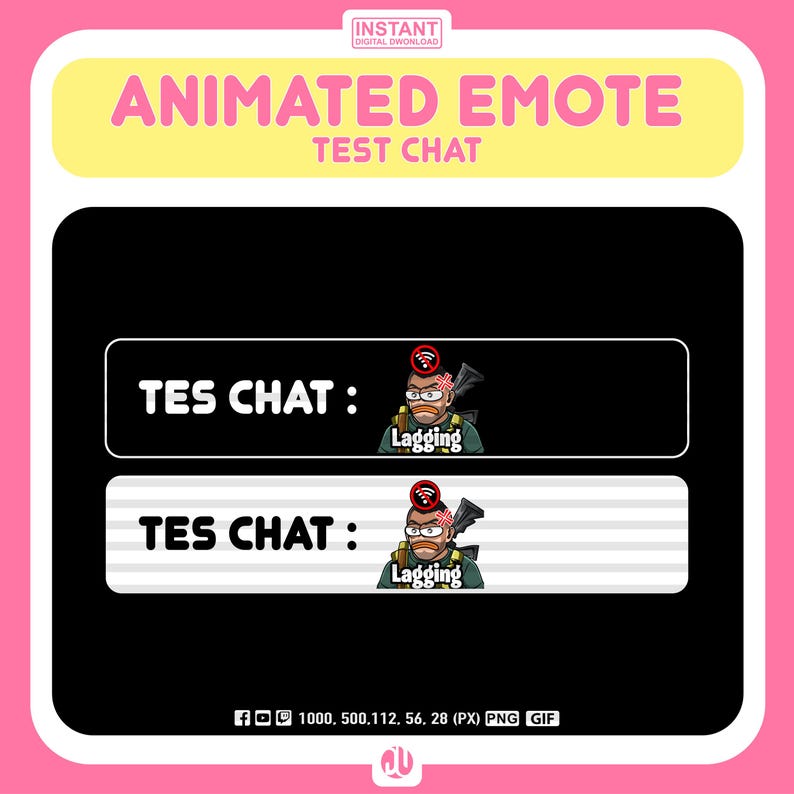 Lagging - Tactical Soldier Animated Emote | FPS Streamer GIF | Military ...