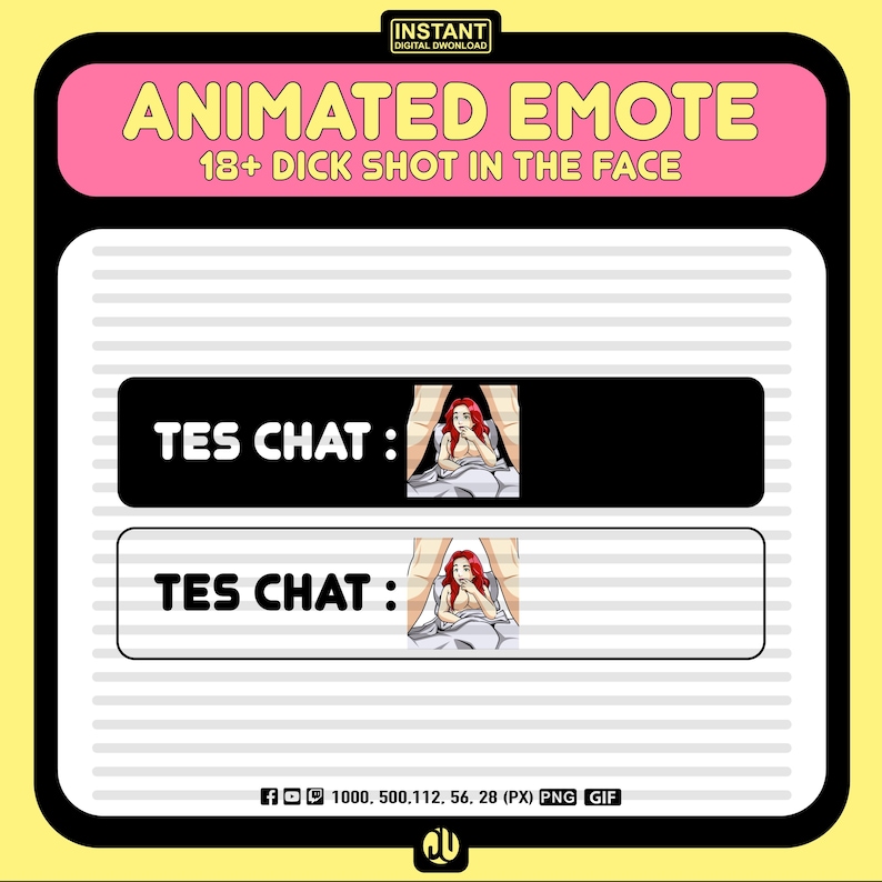 Funny Surprise Face Animated Emote | Playful Meme GIF for Twitch ...