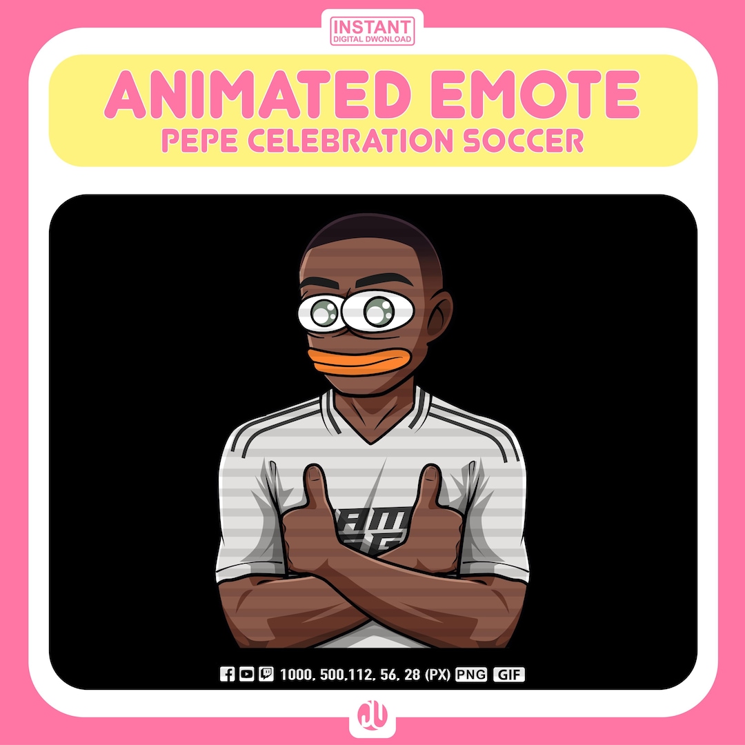 Mbpepek Animated Soccer Celebration Emote | Football Player Meme for ...