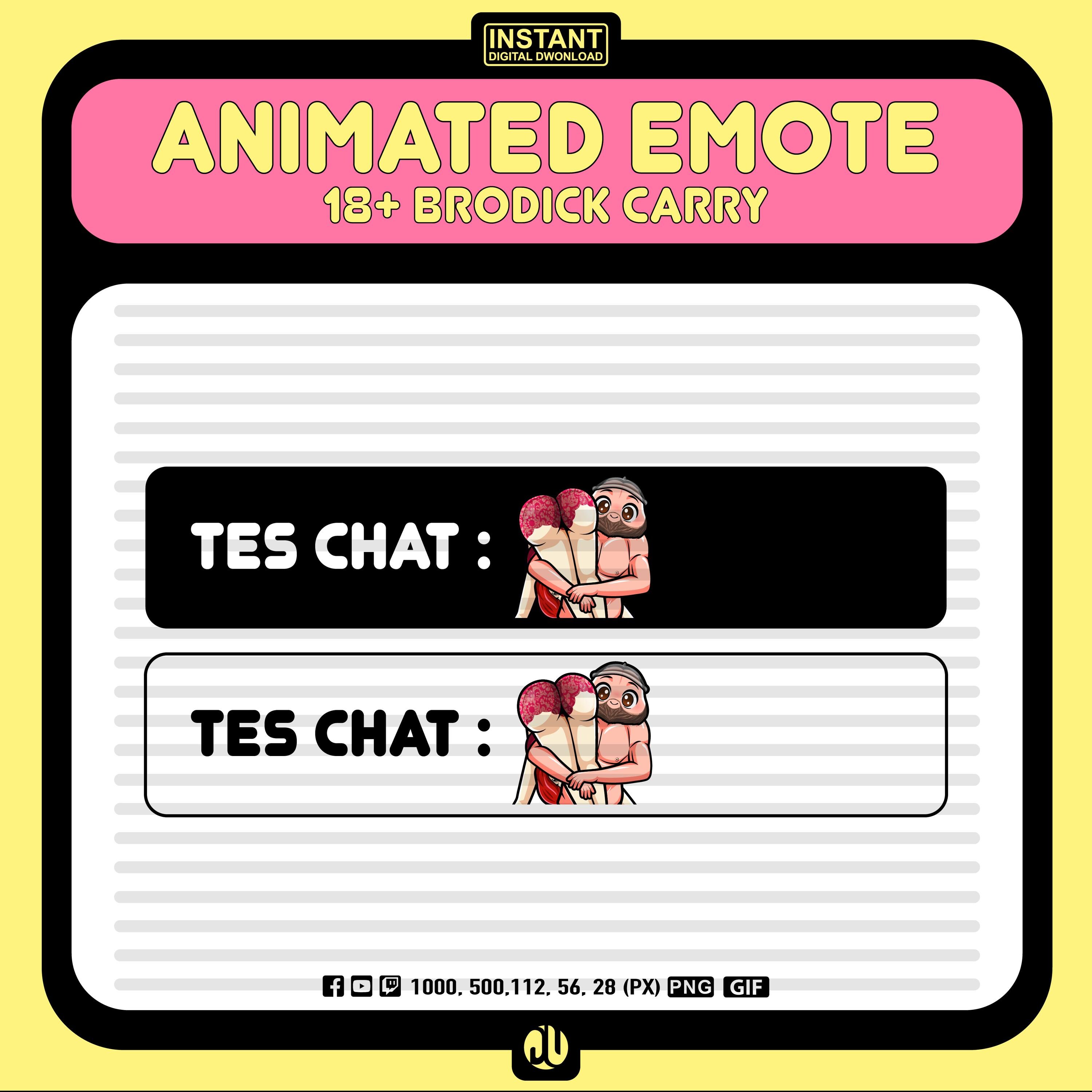 Goofy Carry & Dance Animated Emote | Fun and Flirty GIF for Twitch and ...