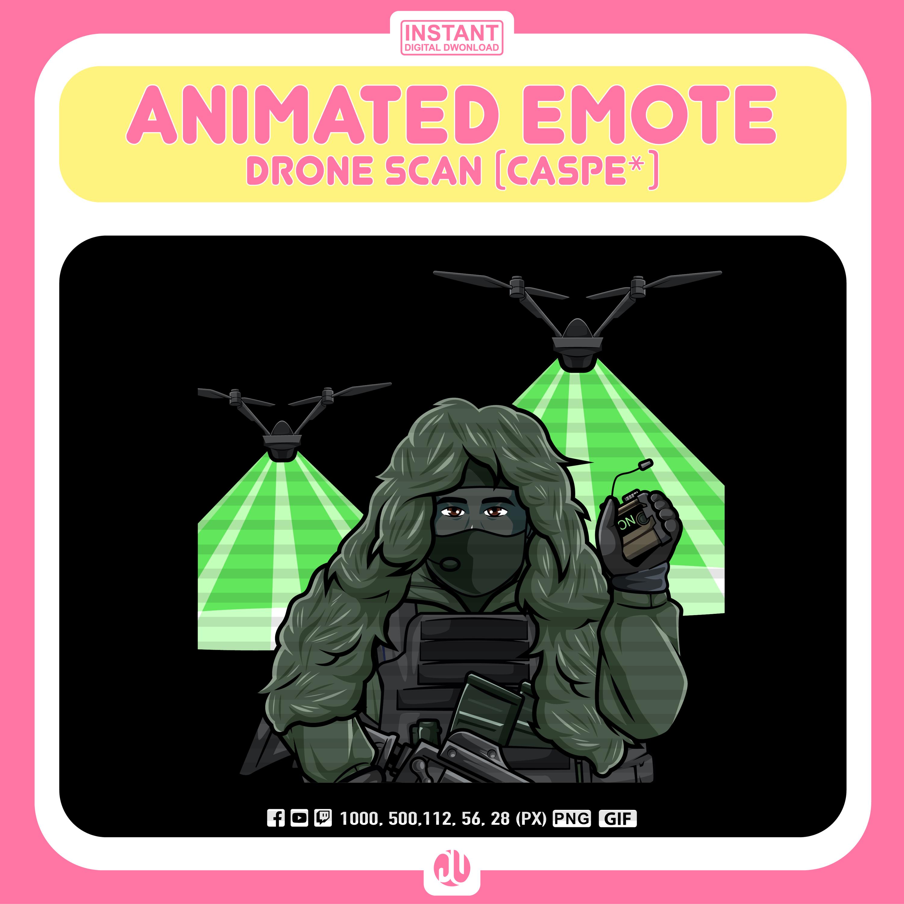 Tactical FPS Gamer Animated Emotes: Military Meme Gifs (digital ...