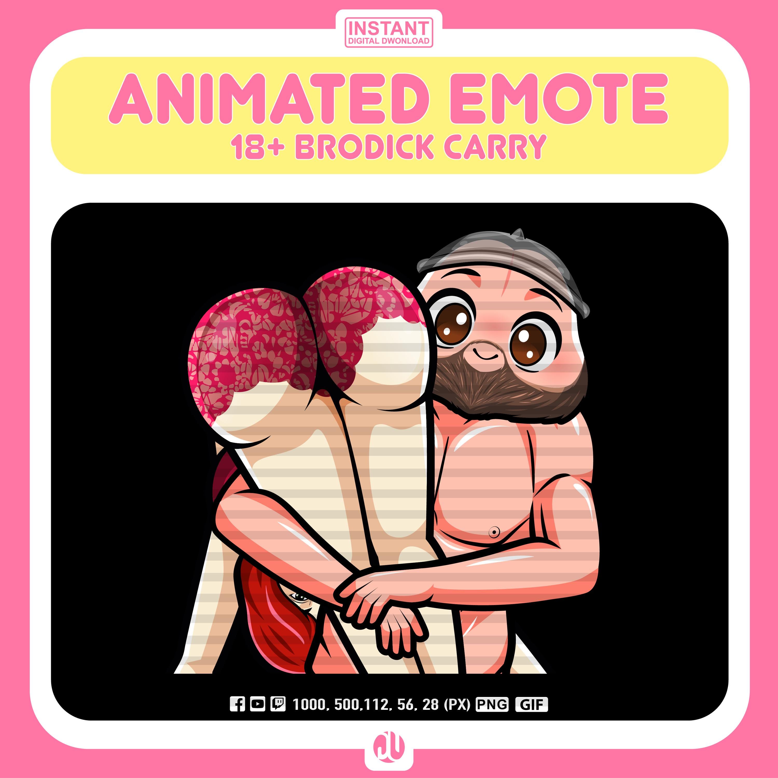 Goofy Carry & Dance Animated Emote | Fun and Flirty GIF for Twitch and ...