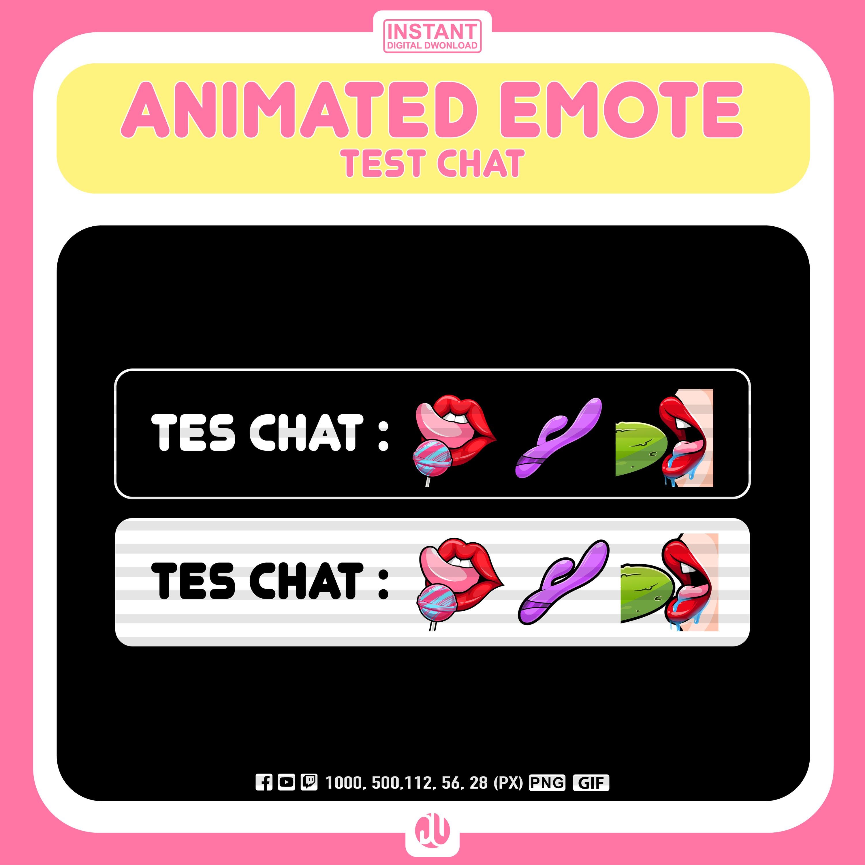 Romantic Kiss Animated Emotes | Fun & Flirty GIF for Twitch and Discord ...