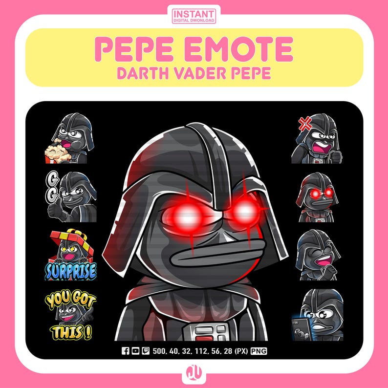 8x Galactic Overlord Emote | Twitch & Discord Animated Emote | Dark ...