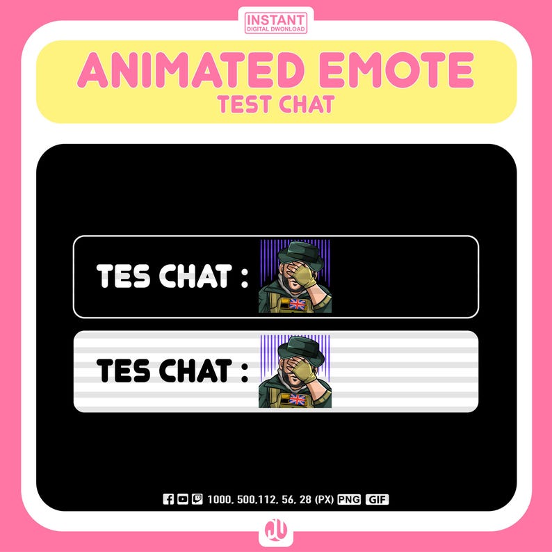 Facepalm - Tactical Soldier Animated Emote | FPS Streamer GIF ...