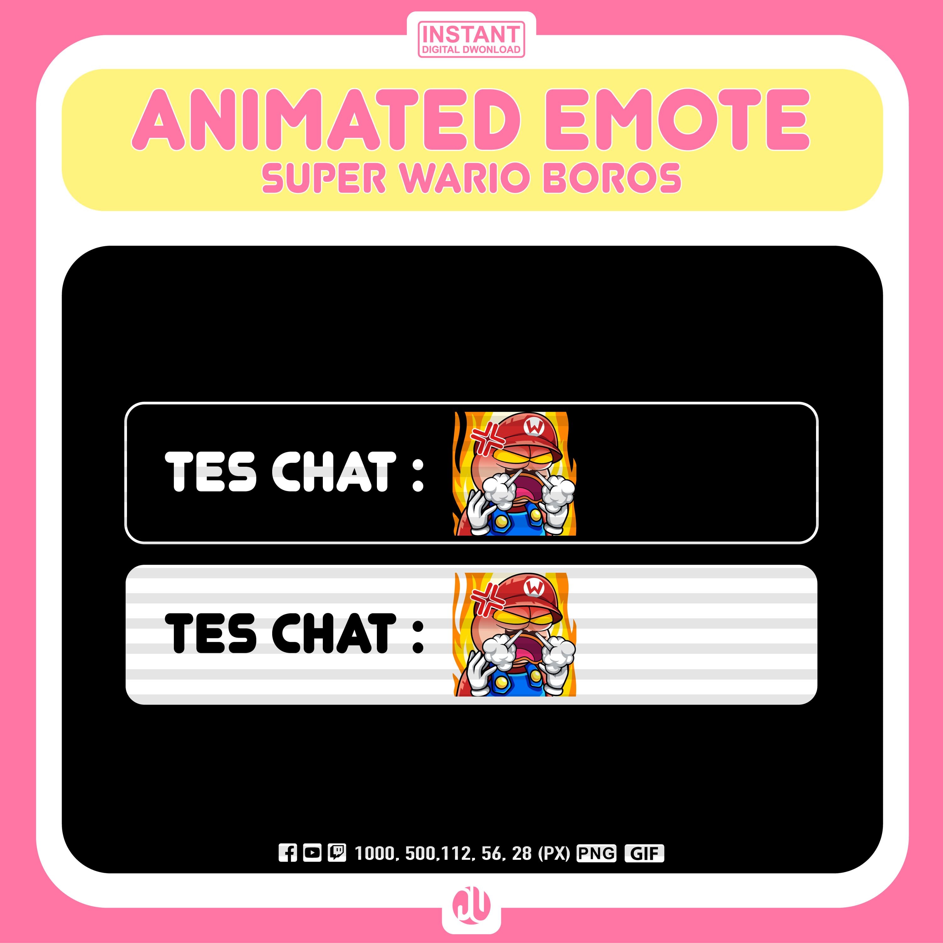 Wario Rage Animated Emote: Retro Gaming Twitch (GIF & PNG) - Etsy