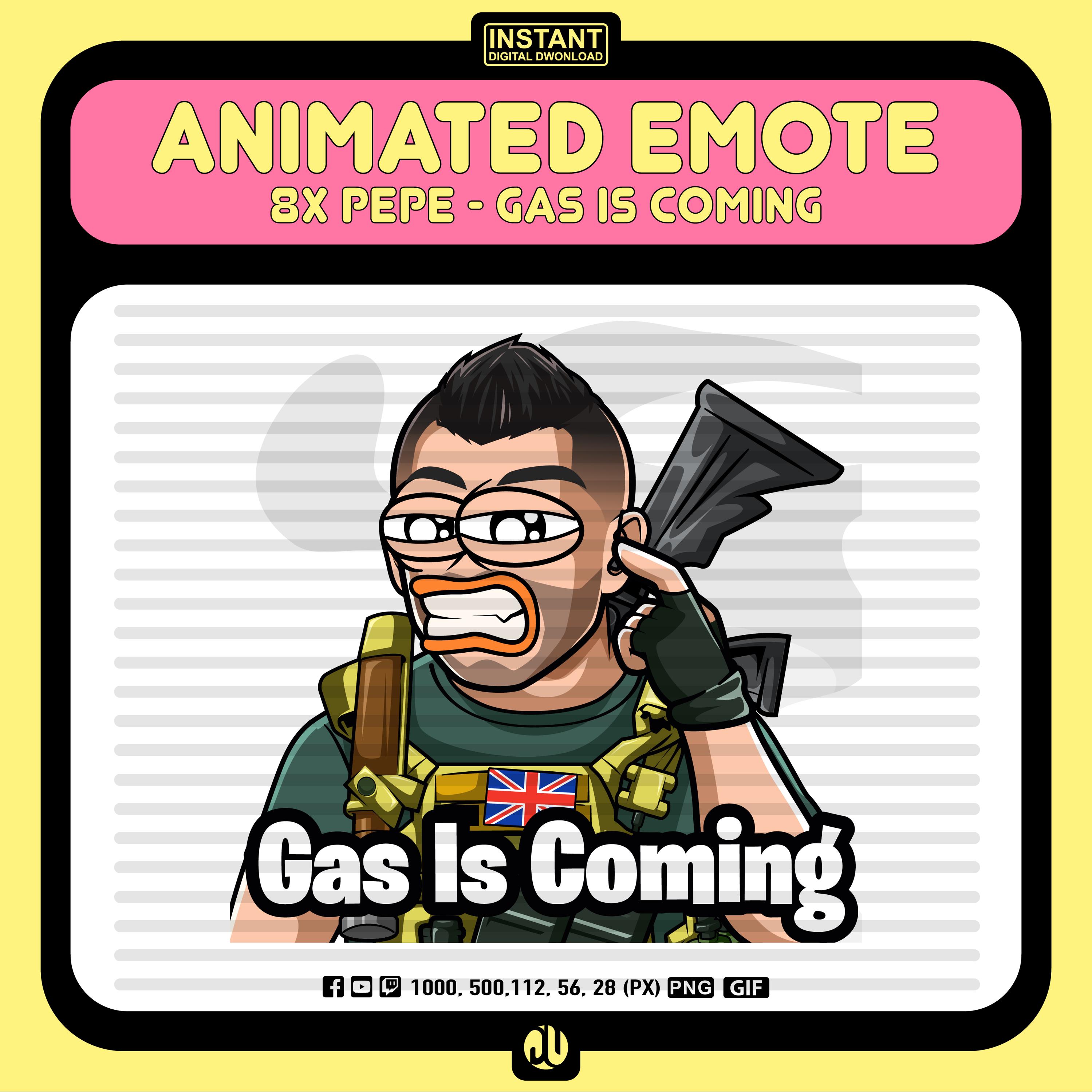 8x FPS Gamer Animated Emote Pack | Tactical Meme Emotes for Twitch ...