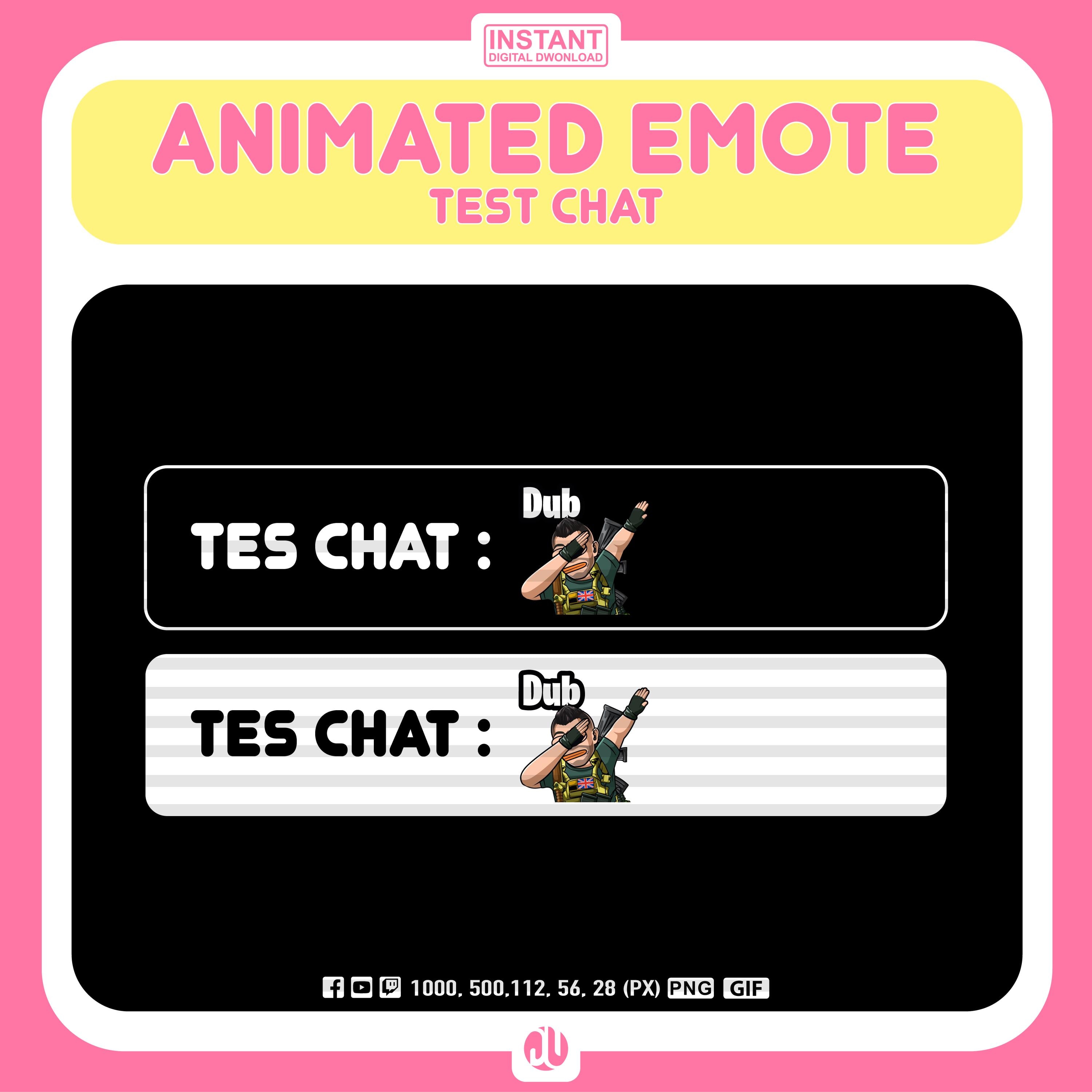 DUB - Tactical Soldier Animated Emote | FPS Streamer GIF | Military ...