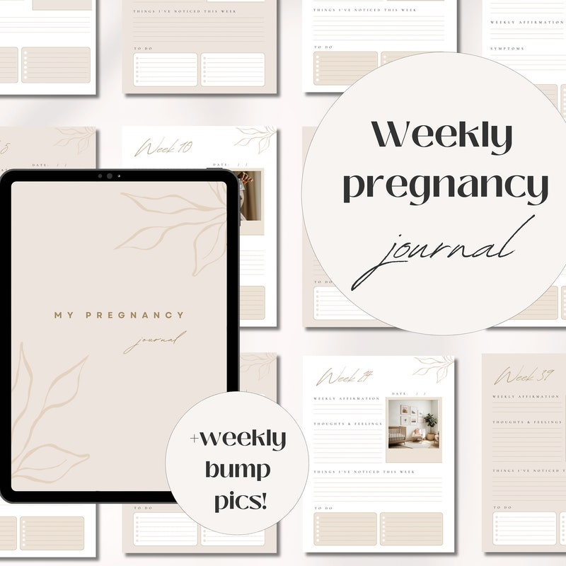 Pregnancy Journal - Etsy