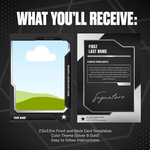 Boxing Trading Card Canva Template, Create Your Own Customizable Sports ...