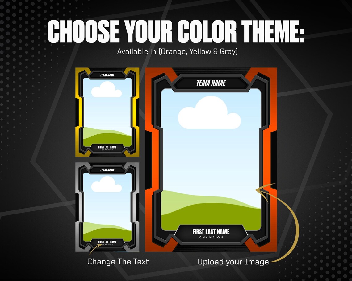 Racing Card Canva Template, Personalized DIY Motorsport Card Creator ...